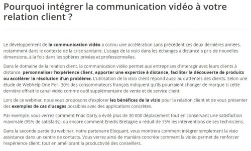 La visio assistance, un outil clé pour fluidifier le parcours client et ...
